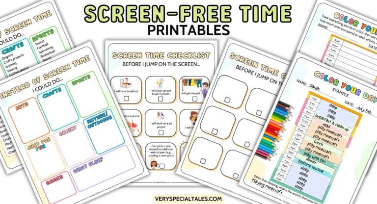 17 Tips to Reduce Screen Time (Checklist Printable for Kids) - Very ...