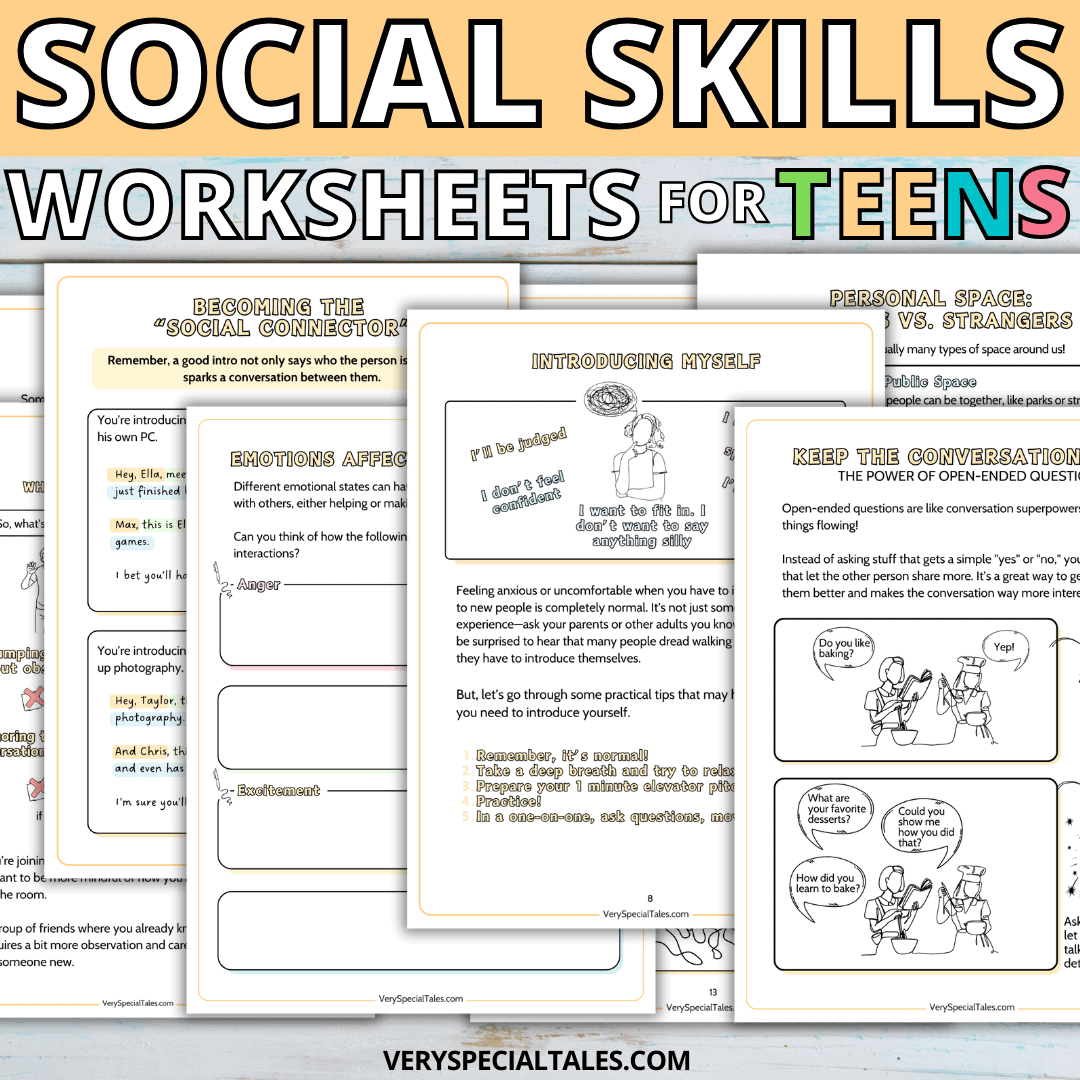 30 Practical Social Skills Activities for Teens - Very Special Tales