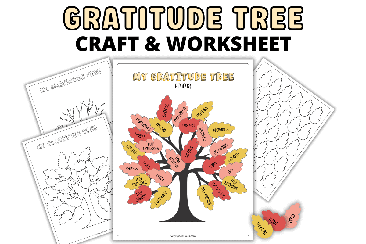 Gratitude Tree Activity for Kids (Printable) - Very Special Tales